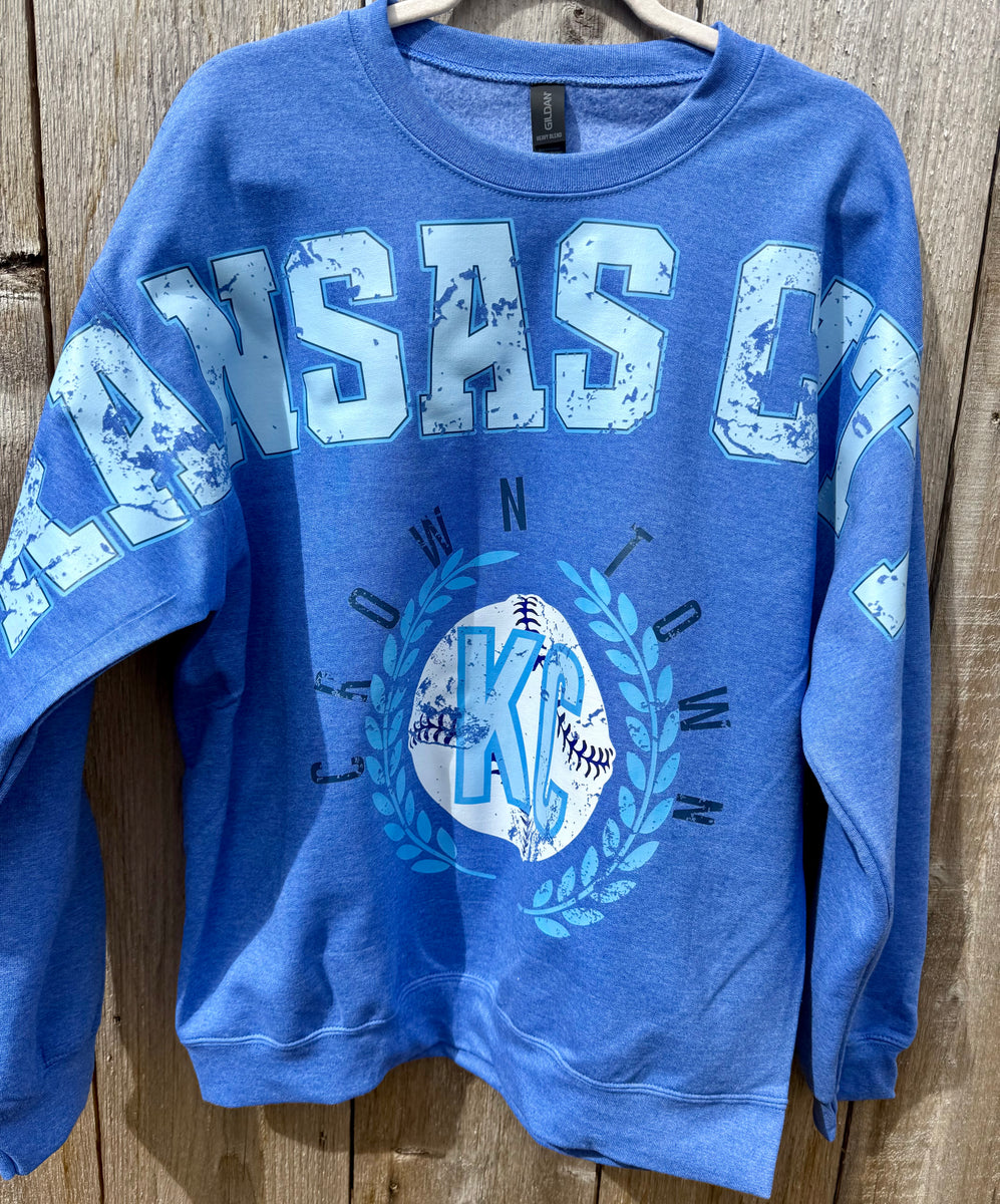 Kansas City Crown Town Crest Sweartshirt – Claire and Gracie Boutique