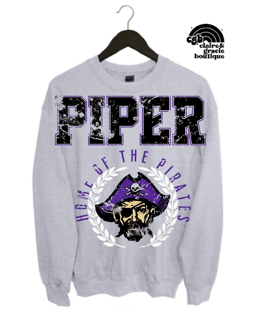 Piper Pirates Chest Design | School Spirit – Claire and Gracie Boutique
